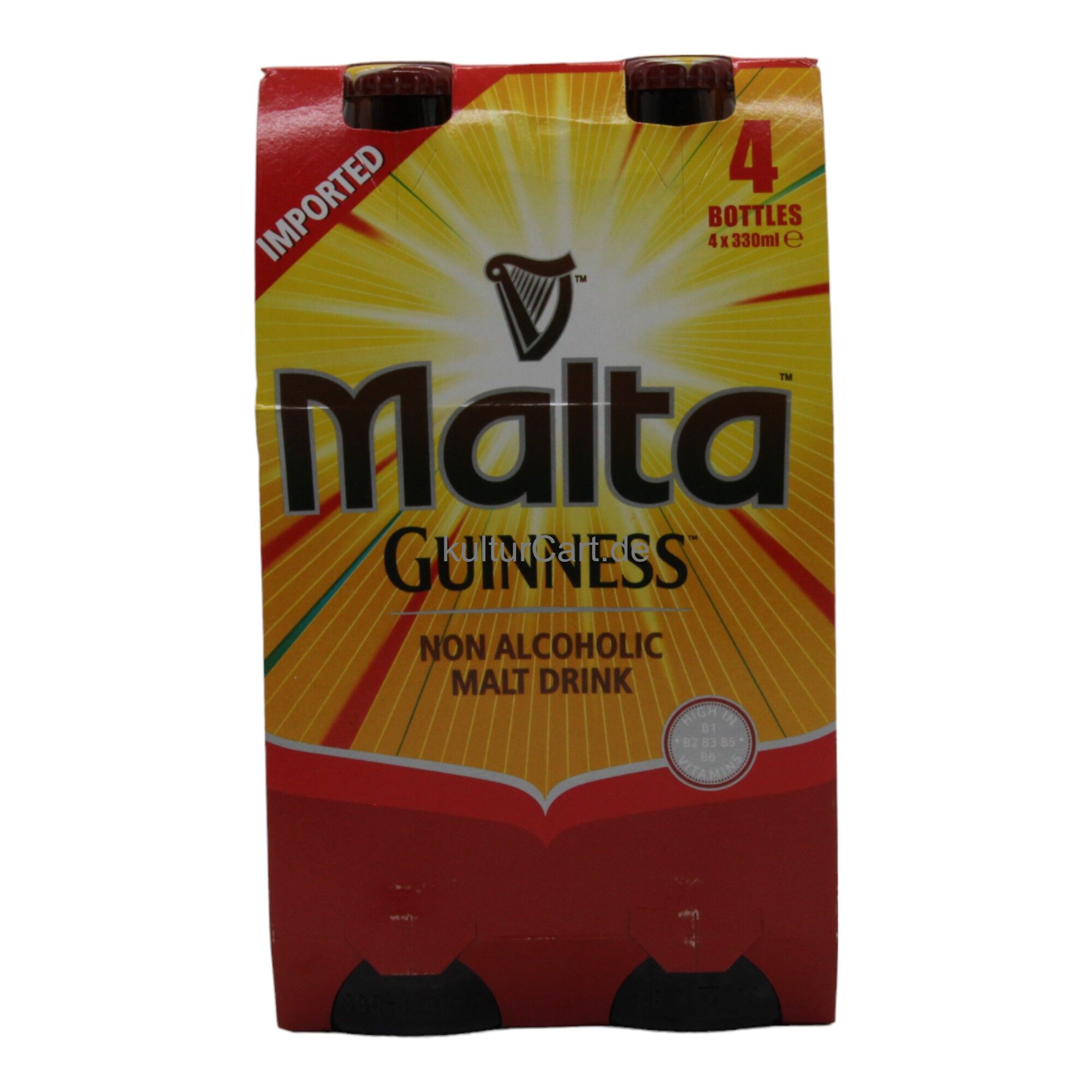 Malta Guinness Non Alcoholic Malt Drink (4 x 330ml) | from Afro Family ...